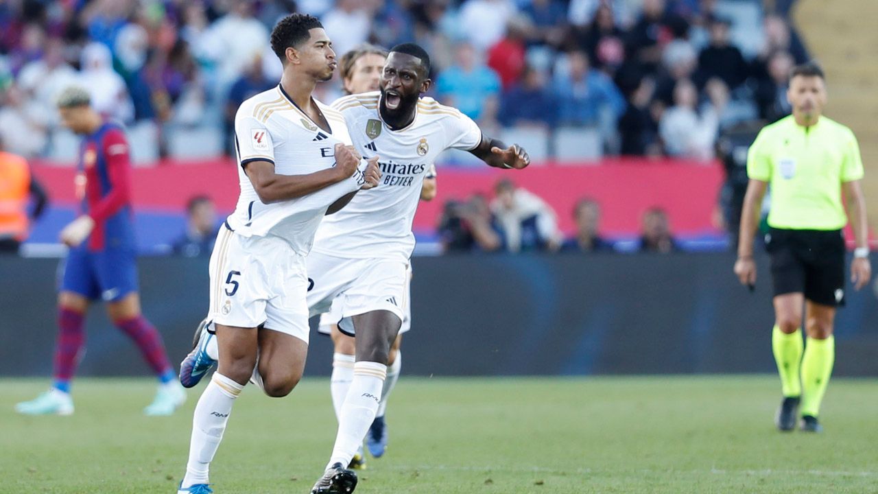 Jude Bellingham se estrena en El Clásico con gol histórico